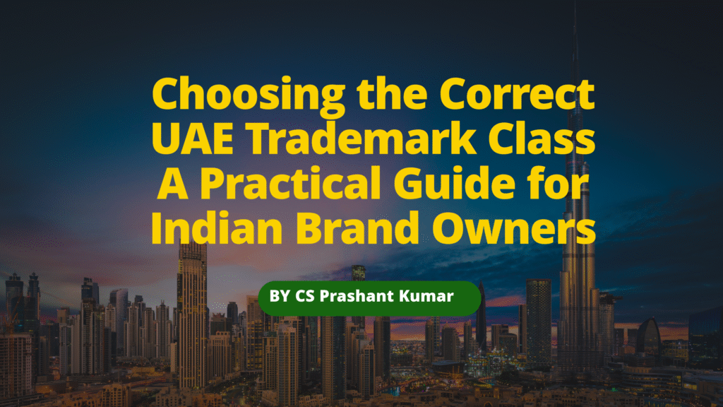 How to Choose the Right UAE Trademark Class (2026 Guide)